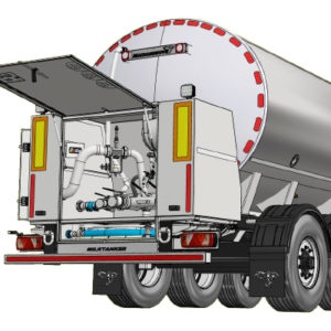 MILKTANKER - Milk collecting tank semi-trailer - Maisonneuve